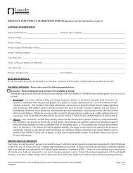 Surrender Form; Form no 5074 & 3510 - LIC