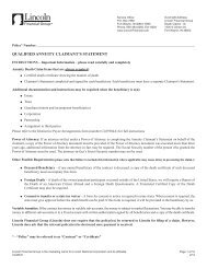 REQUEST FOR POLICY SURRENDER FORM - Lincoln Financial ...