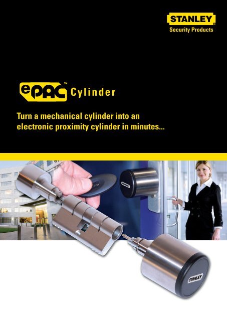 “Simple push click assembly action” 4 5 6 Cylinder - Norbain SD Ltd