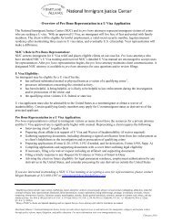 Sample Asylum Pre-Hearing Brief - National Immigrant Justice Center