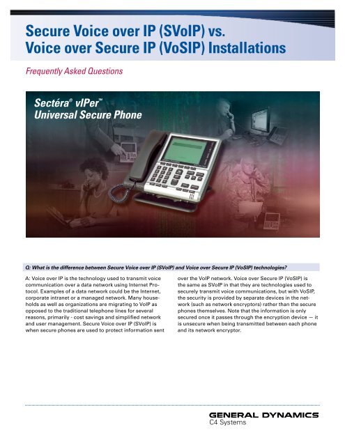 Secure Voice over IP (SVoIP) vs. Voice over Secure IP (VoSIP ...