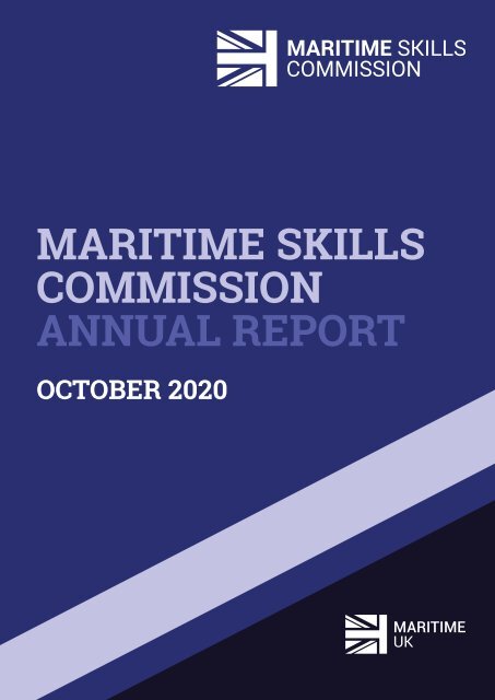 Maritime Skills Commission - Annual Report October 2020