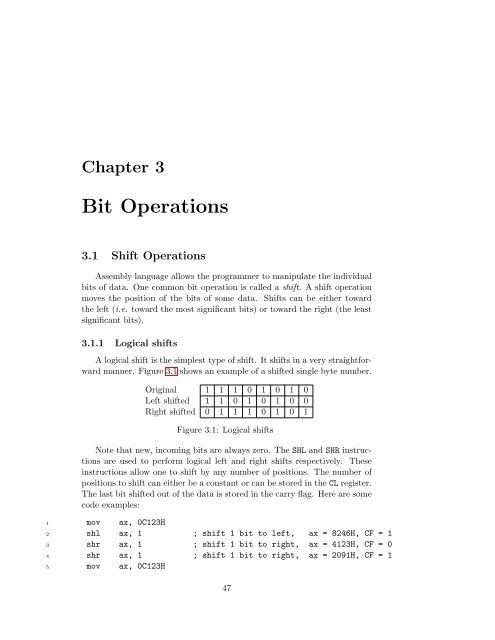46 Chapter 2 Basic Assem