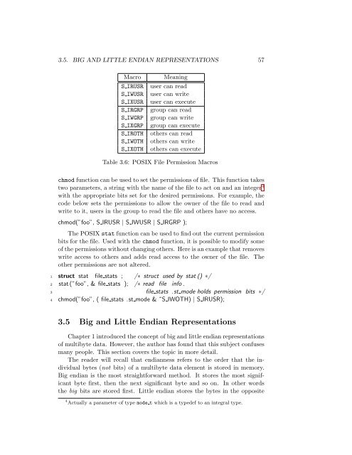 56 CHAPTER 3. BIT OPERATI