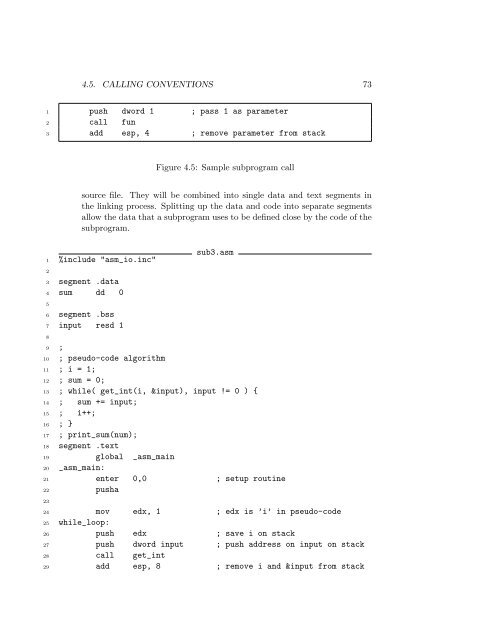 72 Chapter 4. Subprograms