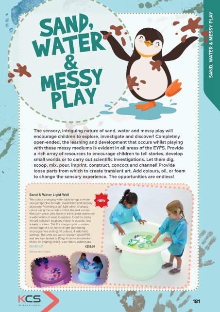 Sand, Water and Messy Play Catalog