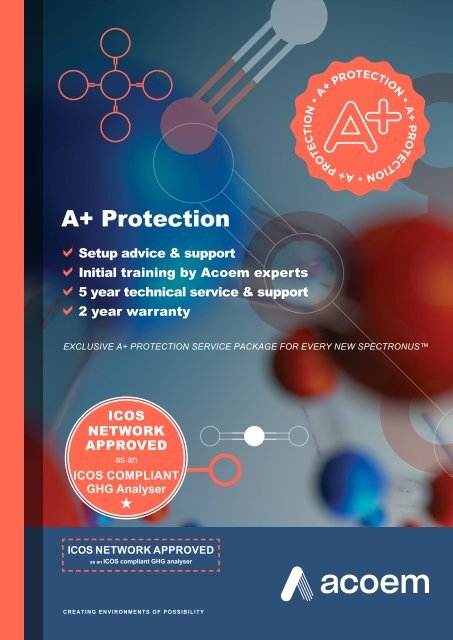 Acoem Spectronus A+ Protection flyer