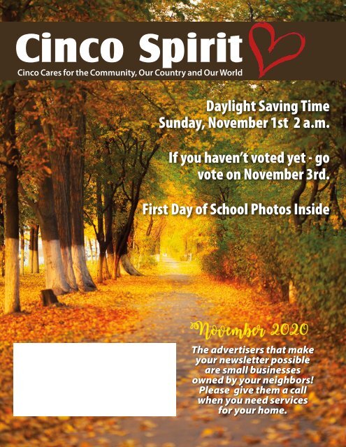 Cinco Ranch 1 November 2020