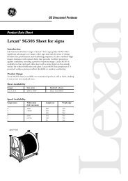 GE Plastics PC LEXAN 141R