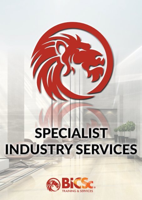 Specialist Industry Services Brochure