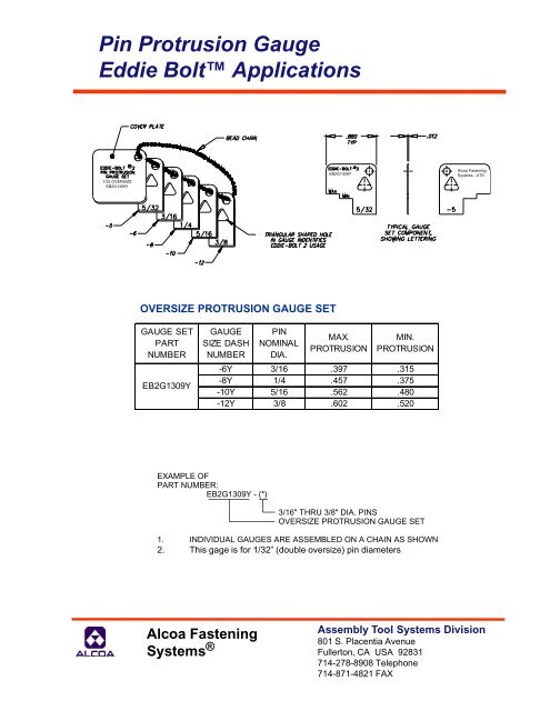 Pin Protrusion Gauge