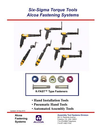 Marson Rivet Nuts PDF - Alcoa Fastening Systems