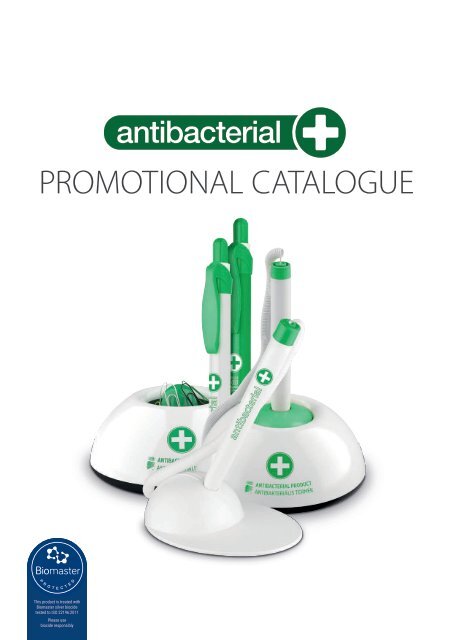 ANTIBACTERIAL PROMOTIONAL PRODUCTS CATALOGUE