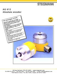 Configurable multi-turn absolute angle encoder AG 626 - Sick