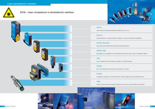 SICK – laser competence in photoelectric switches