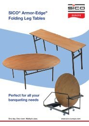 VENUE MAKER STAGE SYSTEM Fold-N'-Set Stage ... - Sico-Europe