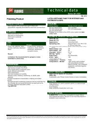 Technical data sheet