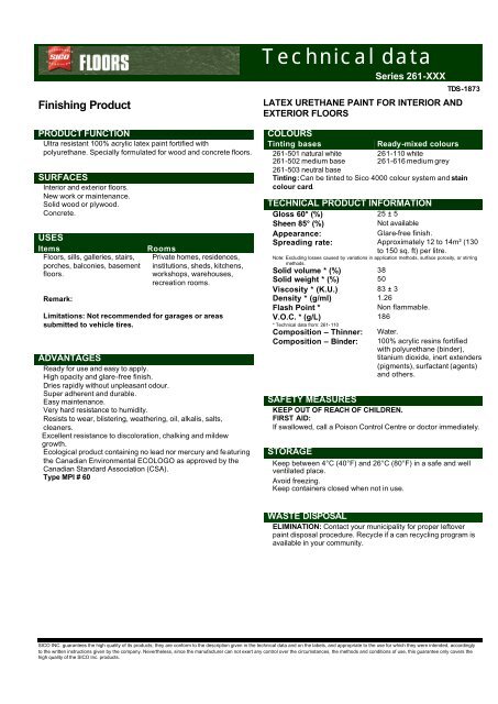 Technical Data Sheet