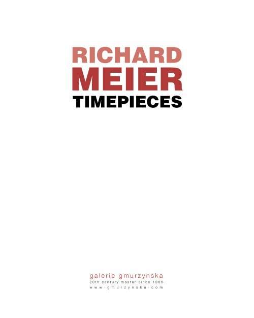 Judd Tully – Richard Meier: Collage Maker