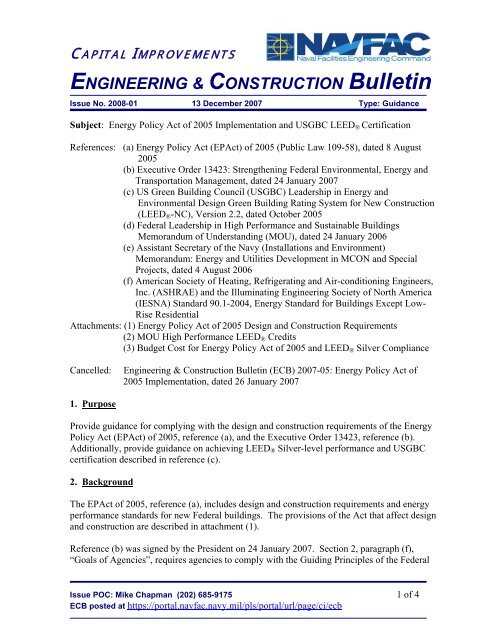 ENGINEERING & CONSTRUCTION Bulletin - The Whole Building ...