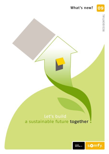 Let's build a sustainable future together - Somfy