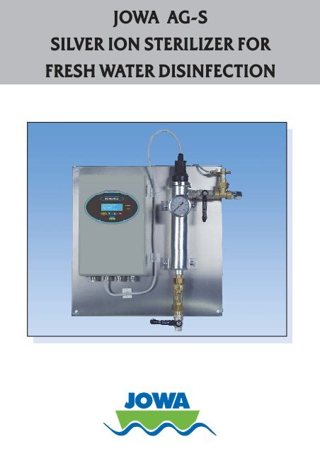jowa ag-s silver ion sterilizer for fresh water disinfection jowa ag-s ...
