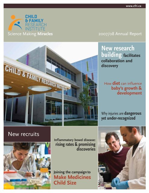 New Research Building - Child & Family Research Institute