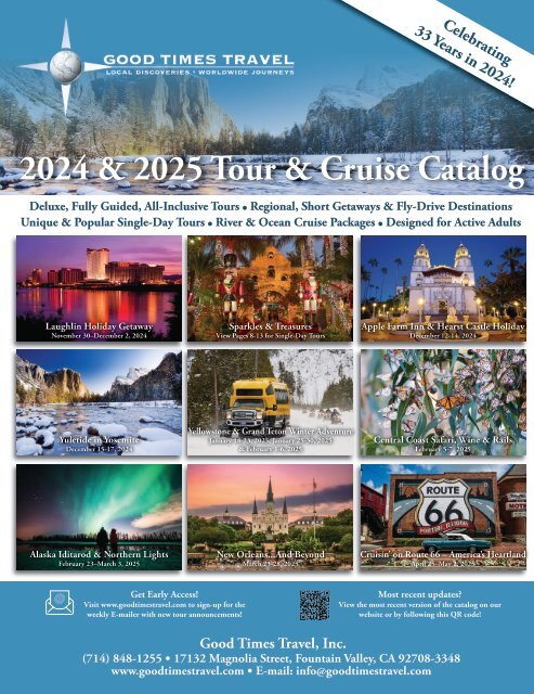 Good Times Travel Tour Catalog