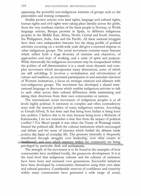 110 DECOLONIZING METHODOL