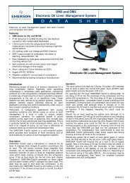 OM3 and OM4 TraxOil Oil Management