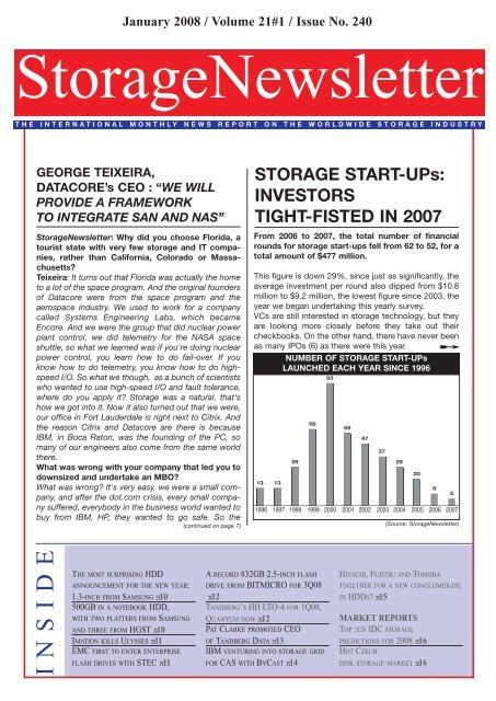 STORAGE START-UPs - US Data Vault - Offsite Backup Solution