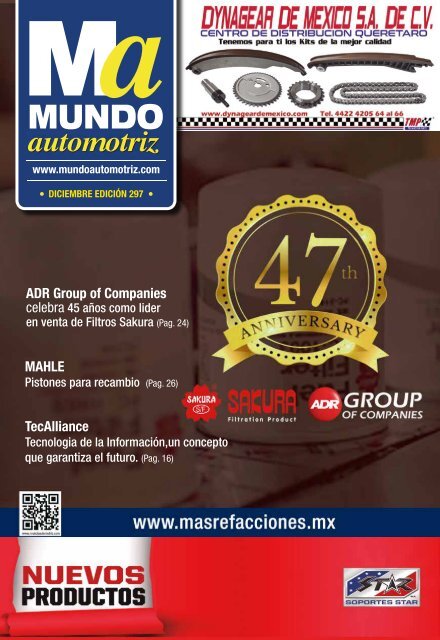 Mundo Automotriz La Revista ....no. 297 diciembre 2020