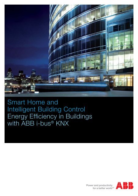 Smart Home and Intelligent Building Control Energy Efficiency in ...
