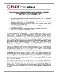 MISSION/VISION - Pldt.com