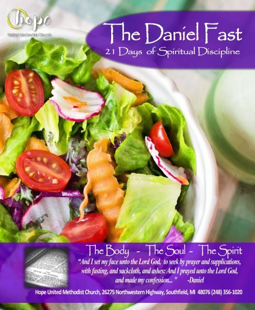 Daniel Fast Guide