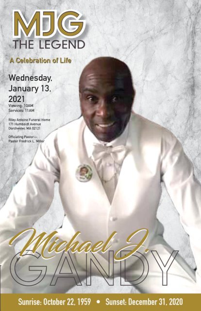 Michael Gandy Memorial Program