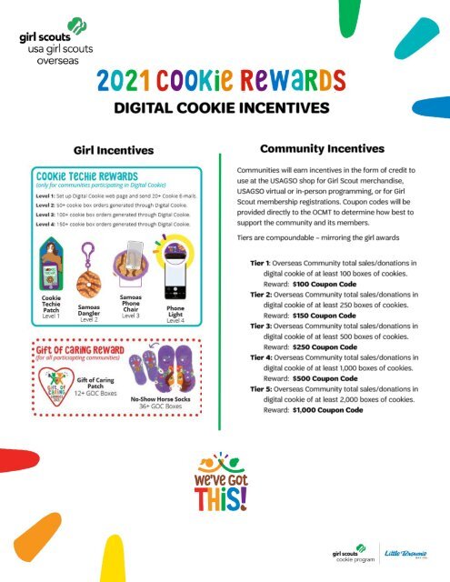 Digital Cookie Community Rewards