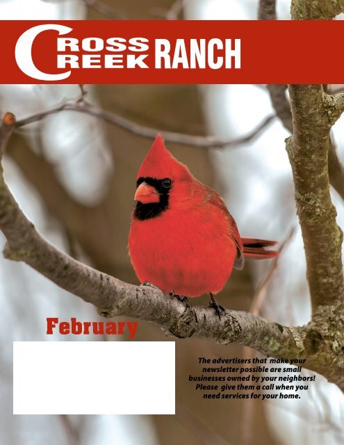 Cross Creek Ranch February 2021