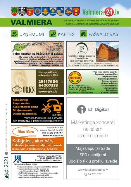 Zaļās Lapas Valmiera 2021