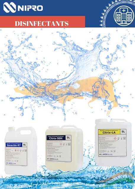 NIPRO Amtec Disinfectants Broucher