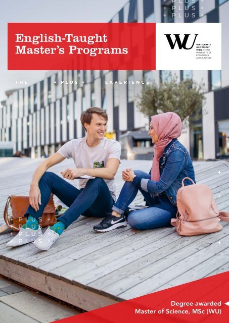 English-Taught Master’s Programs at WU Vienna