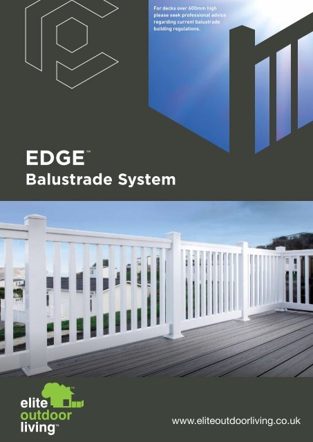 EDGE BALUSTRADE SYSTEM - ELITE OUTDOOR LIVING