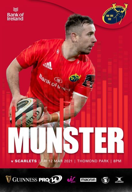 Munster Rugby v Scarlets Match Programme