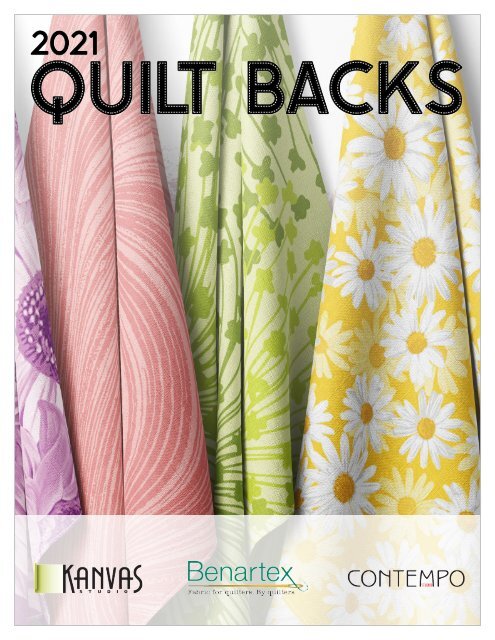 2021 Quilt Backs Catalog - March Edition
