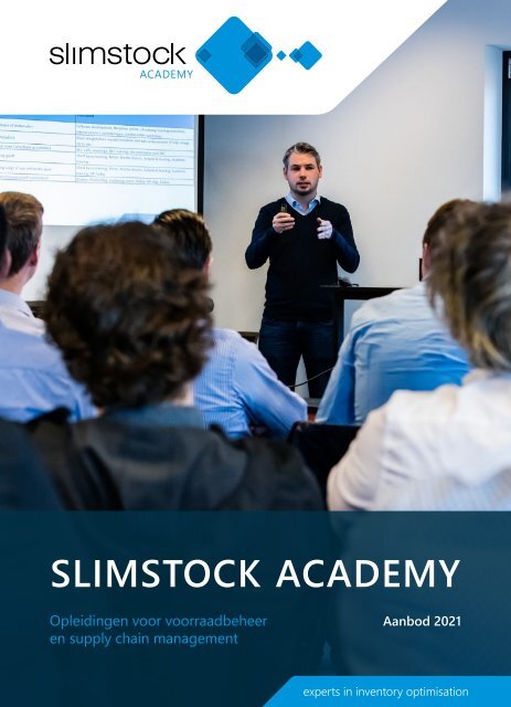 Slimstock Academy - Aanbod 2021