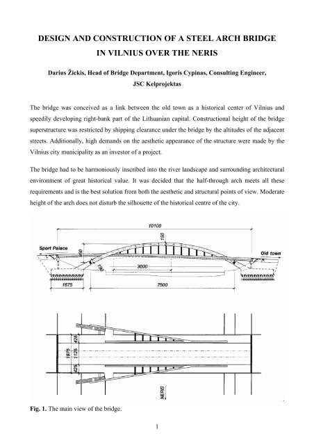 Deck Arch Bridge Design