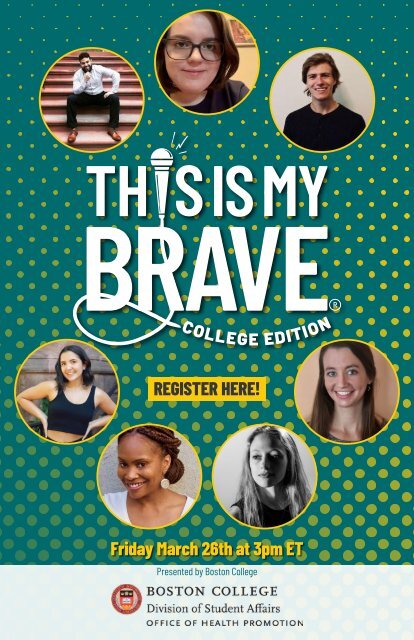 Boston College Virtual Playbill