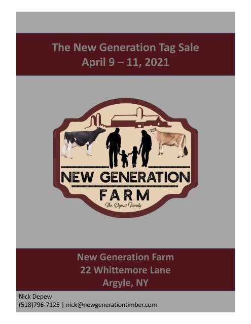 The New Generation Tag Sale