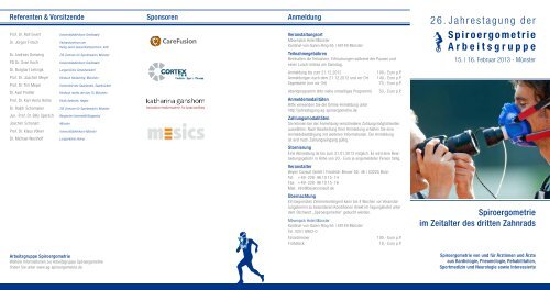 Spiroergometrie Arbeitsgruppe - Cortex