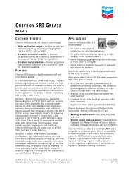 CHEVRON FM ALC EP 0, 1, 2 Food Machinery Grease